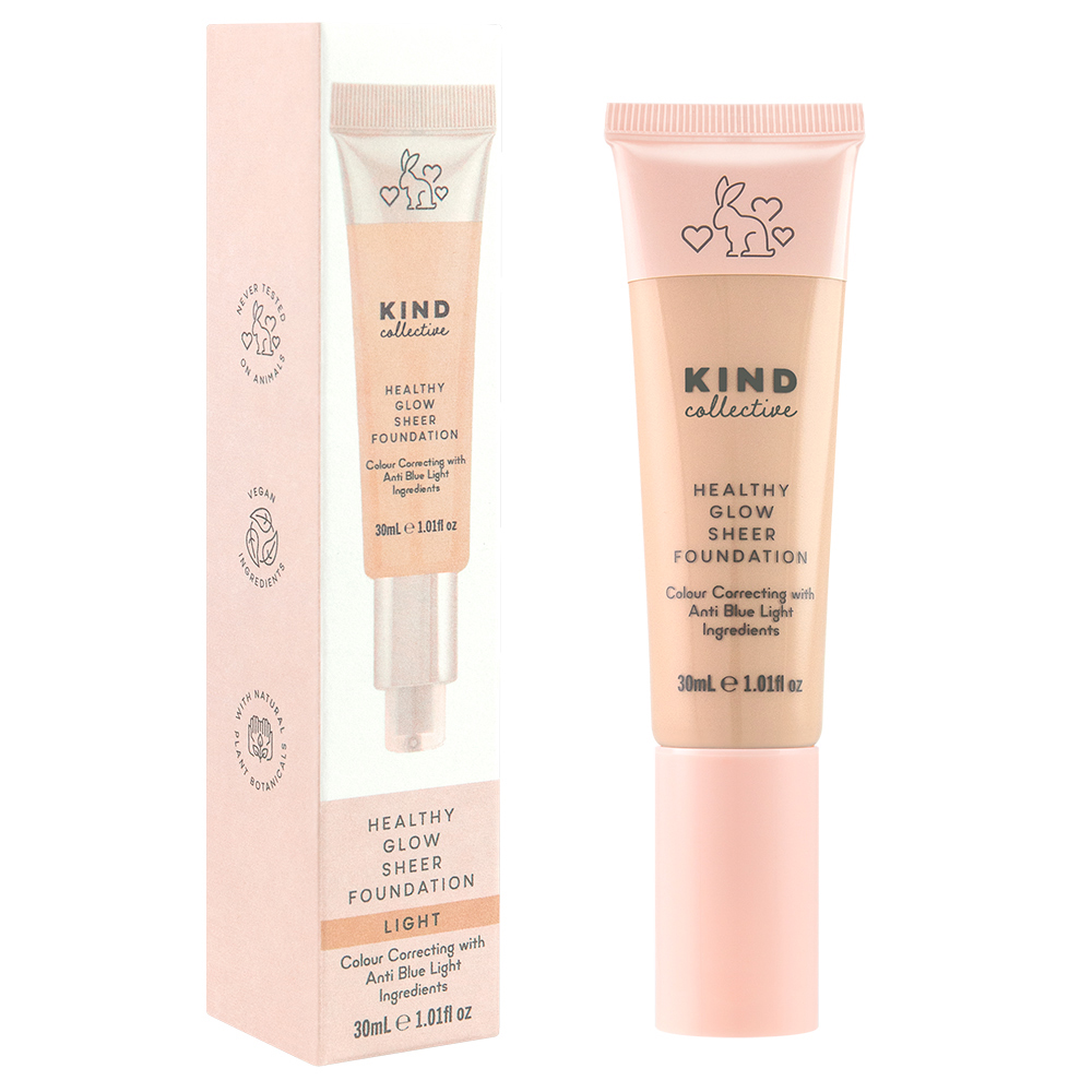 The KIND Collective Healthy Glow Sheer Foundation with Blue Light ...