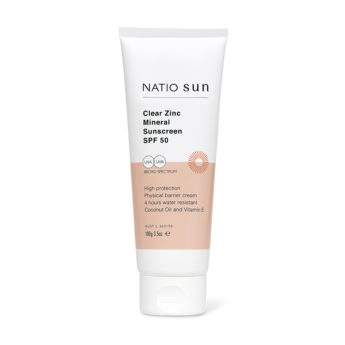 Natio Clear Zinc Mineral Sunscreen SPF 50 Reviews - beautyheaven