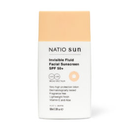 Natio Invisible Fluid Facial Sunscreen SPF 50+ Reviews - beautyheaven