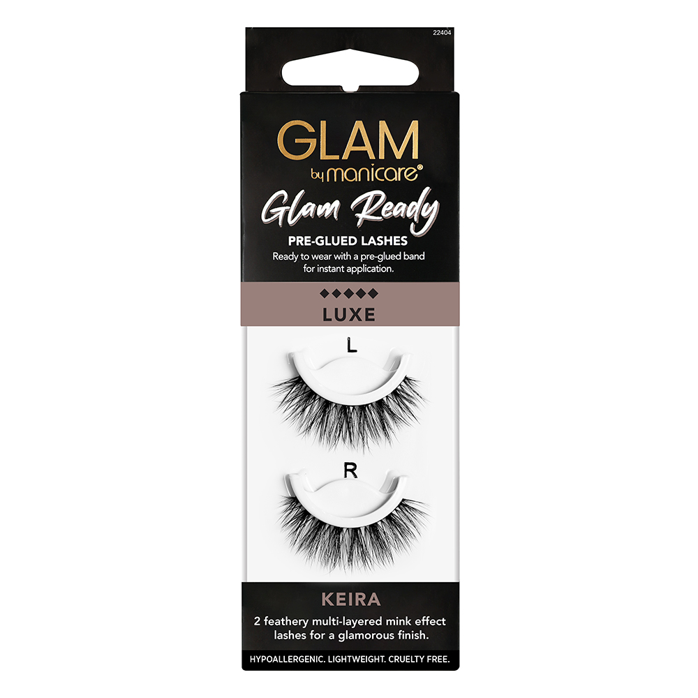 GLAM by Manicare Keira Glam Ready Pre-Glued Lashes Reviews - beautyheaven