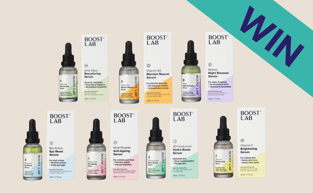 WIN 1 Of 3 Boost Lab Prize Packs! - beautyheaven