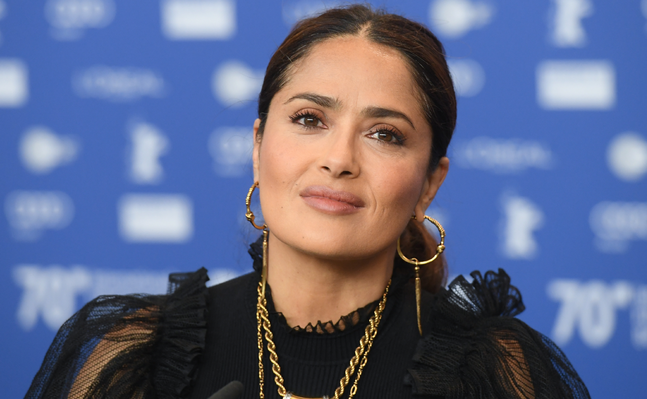 Salma Hayek's Morning Skin Care Routine Has People Divided