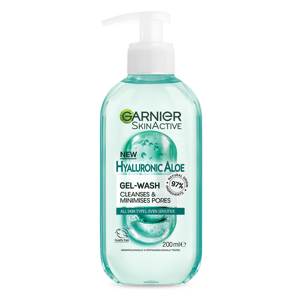 Garnier Skin Active Hyaluronic Aloe Gel Cleanser Reviews - beautyheaven