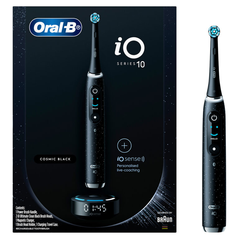 Oral-B iO Series 10 Bluetooth Cosmic Black Ultimate Clean Electric ...