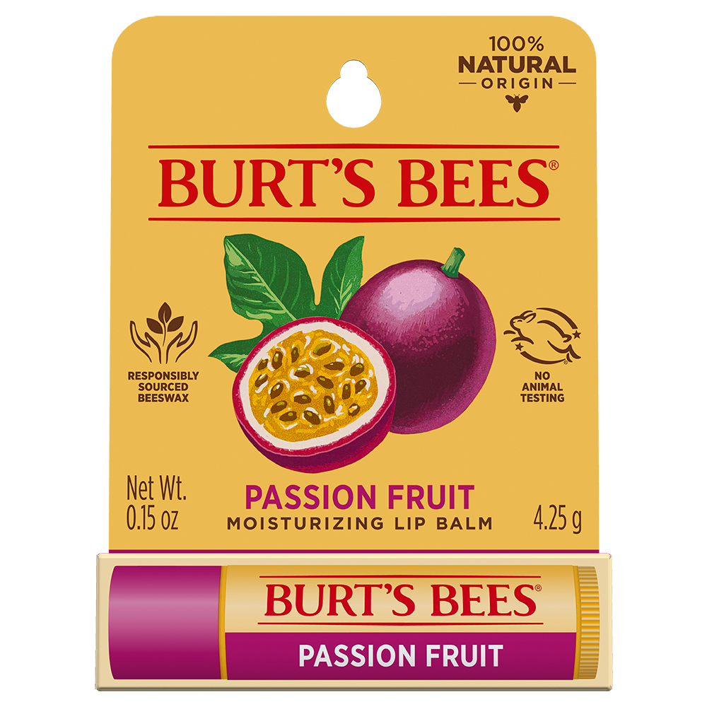 Burt's Bees Passion Fruit Moisturising Lip Balm Reviews - beautyheaven